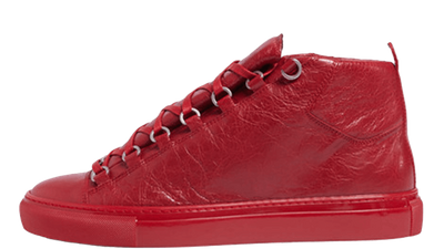 Balenciaga Arena Creased Leather Red | Where To Buy | TBC | The Sole ...