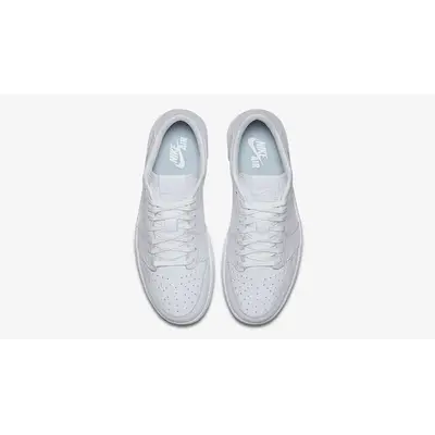 Jordan 1 Low "No Swoosh" Triple White | Where To Buy | 872782-100