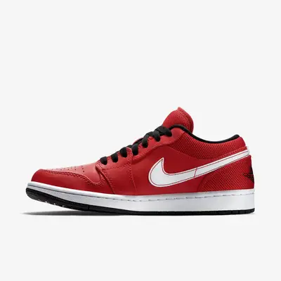Nike Air Jordan 1 Low University Red | Where To Buy | 553558-600 | The ...