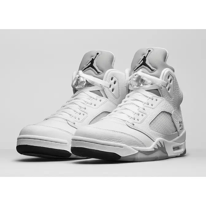 Nike Air Jordan 5 White Metallic Silver | Where To Buy | 136027-130 ...
