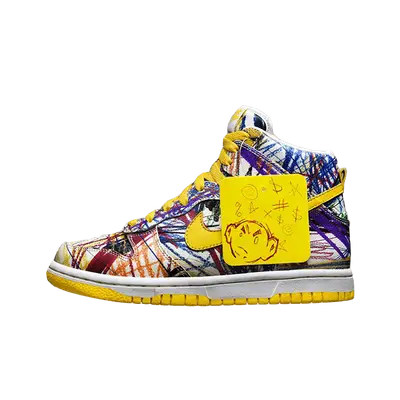 Nike Dunk High Premium Scribble | Where To Buy | 728443-100 | The Sole ...