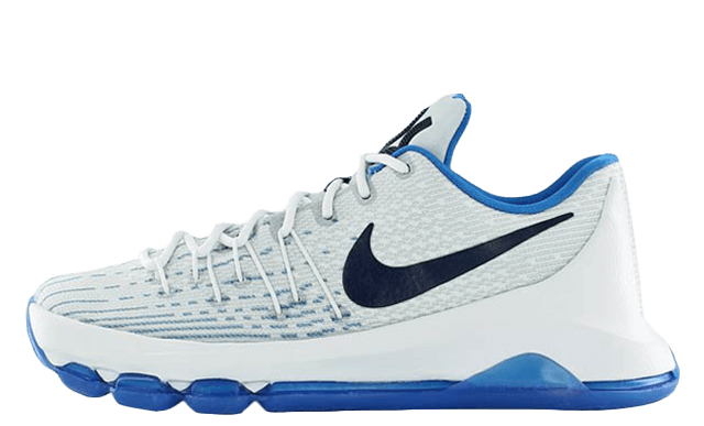 Nike KD 8 White Midnight Navy | Where To Buy | 749375-144 | The Sole ...
