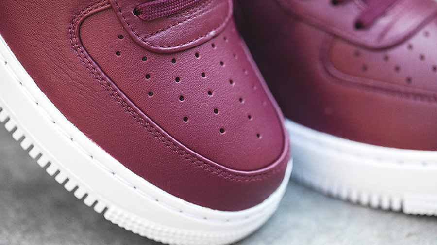 NikeLAB Air Force 1 Low PRM Maroon | Where To Buy | 555106-661 | The ...