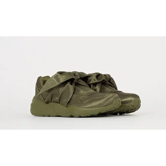 PUMA x Fenty Rihanna Bow Olive | Where To Buy | 365054-04 | The Sole ...