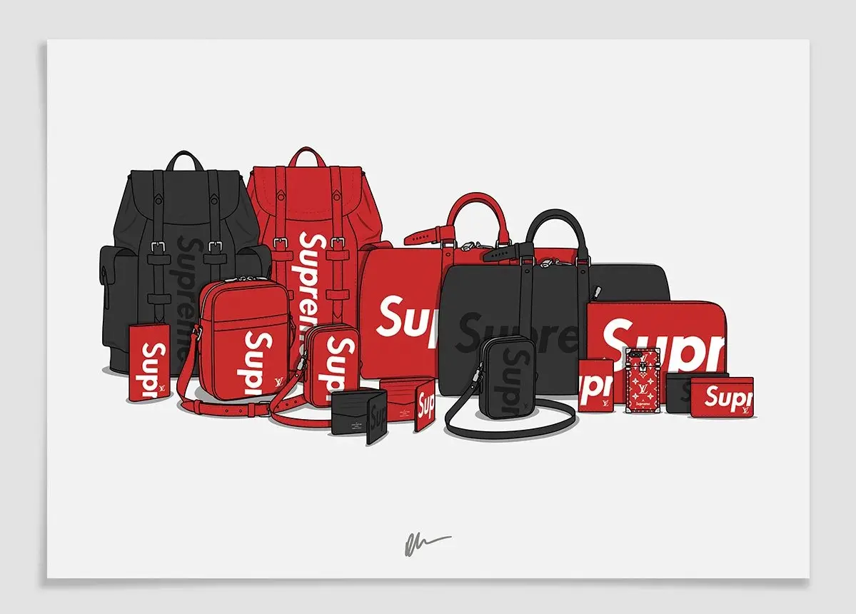 Hypebeast's Will Appreciate This Supreme Wall Art From Kick Posters ...
