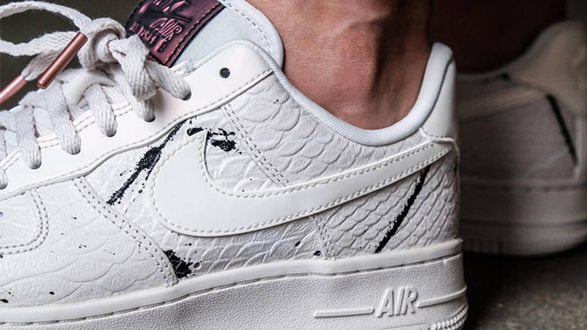 Nike's Paint Splattered Crocodile Air Force 1 Is A Must-Have | The Sole ...