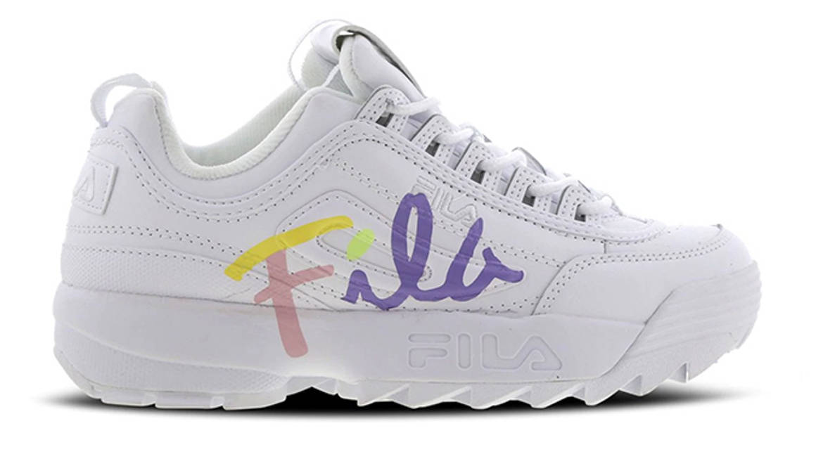 FILA Disruptor II's Get Updated With Script Detailing | The Sole Supplier