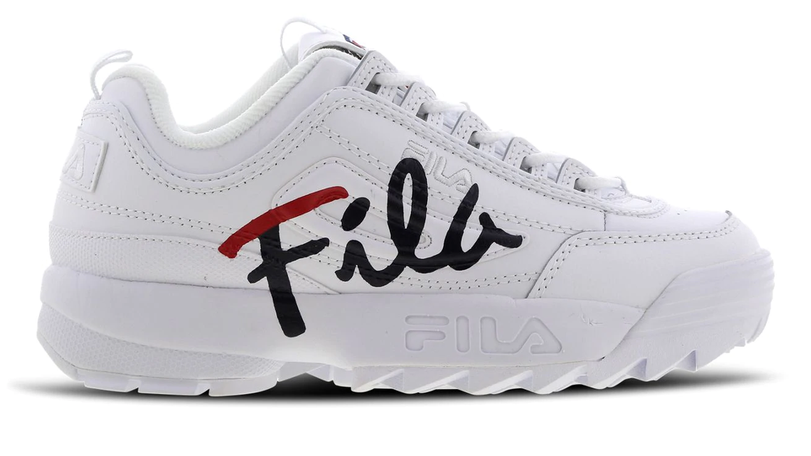 FILA Disruptor II's Get Updated With Script Detailing | The Sole Supplier
