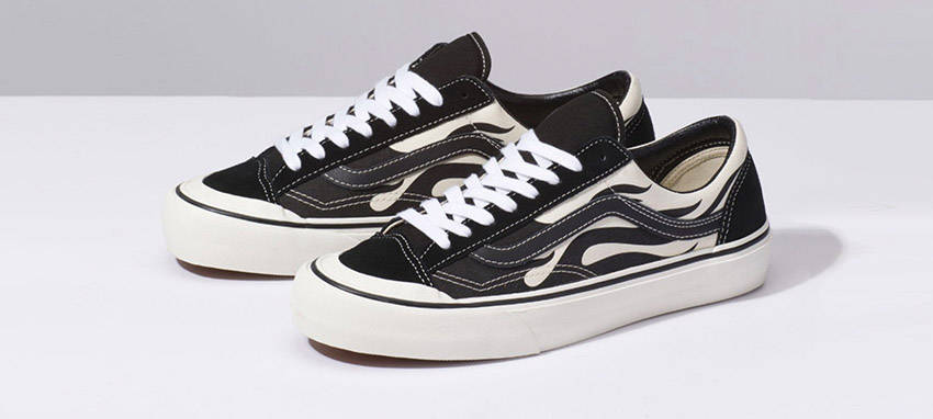 Vans Add Monochrome Flames To Their Newest Silhouette