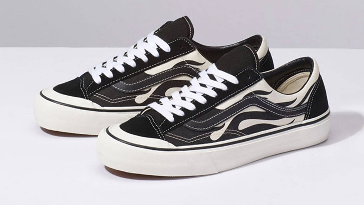 Vans Add Monochrome Flames To Their Newest Silhouette | The Sole Supplier