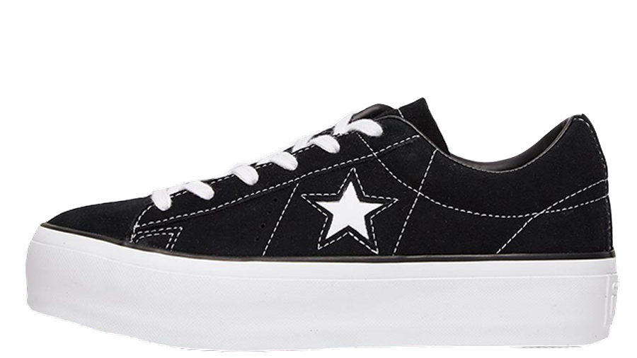 Converse One Star Platform Ox Black White Womens | Where To Buy | TBC ...