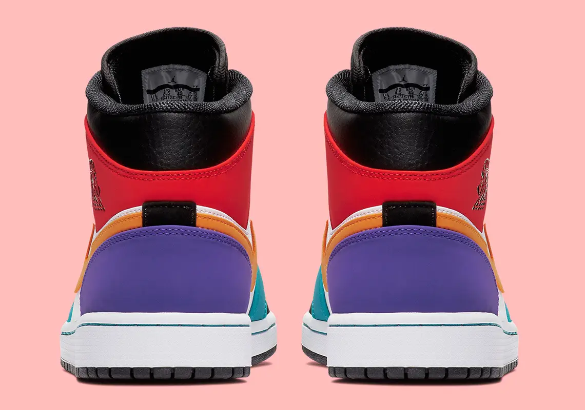 The Air Jordan 1 Mid Gets Splashed In Multicoloured Panels | The Sole ...