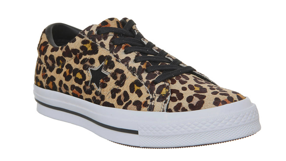 Fuzzy Leopard Print Transforms Two Classic Converse Silhouettes | The ...