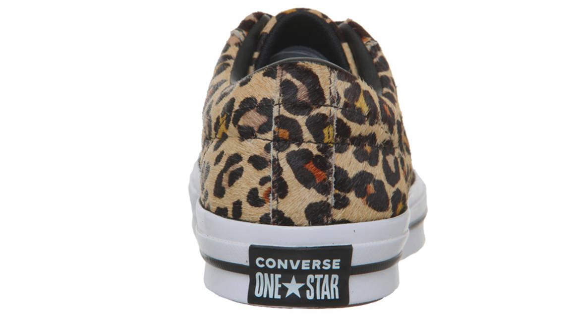 Fuzzy Leopard Print Transforms Two Classic Converse Silhouettes | The ...