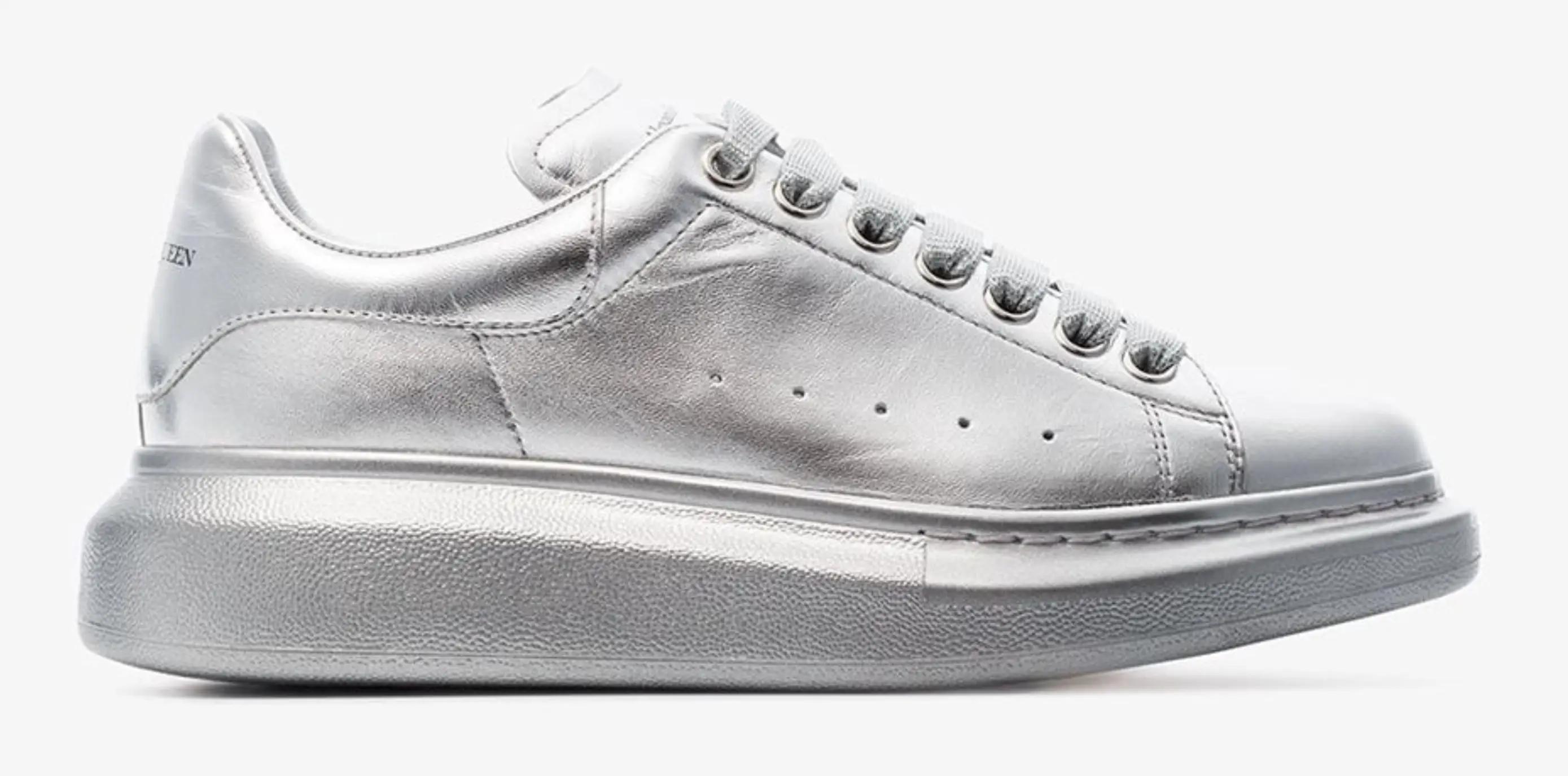 Take It To The Future With Alexander McQueen's Silver Runway Platform ...