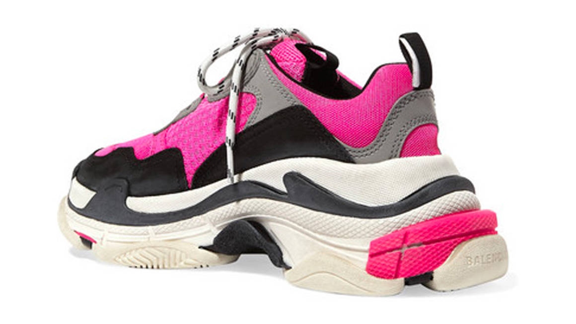 A Splash Of Pink Steals The Show In Balenciaga's Latest Triple S Design ...