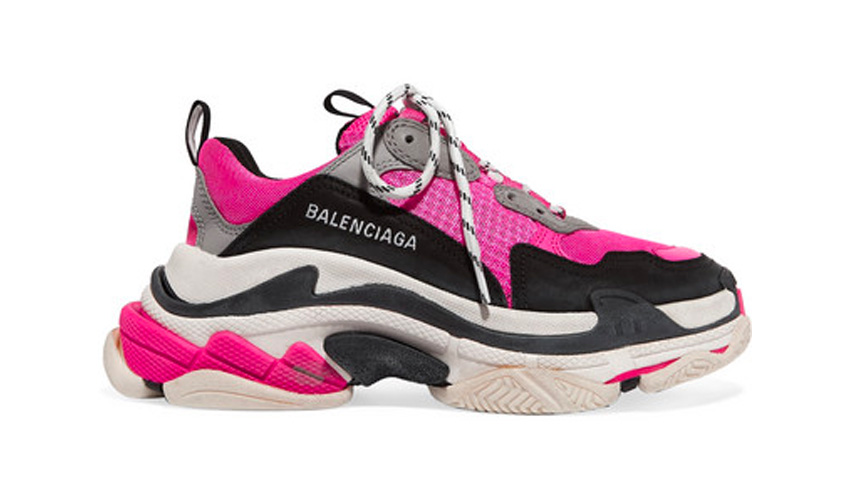 A Splash Of Pink Steals The Show In Balenciaga's Latest Triple S Design