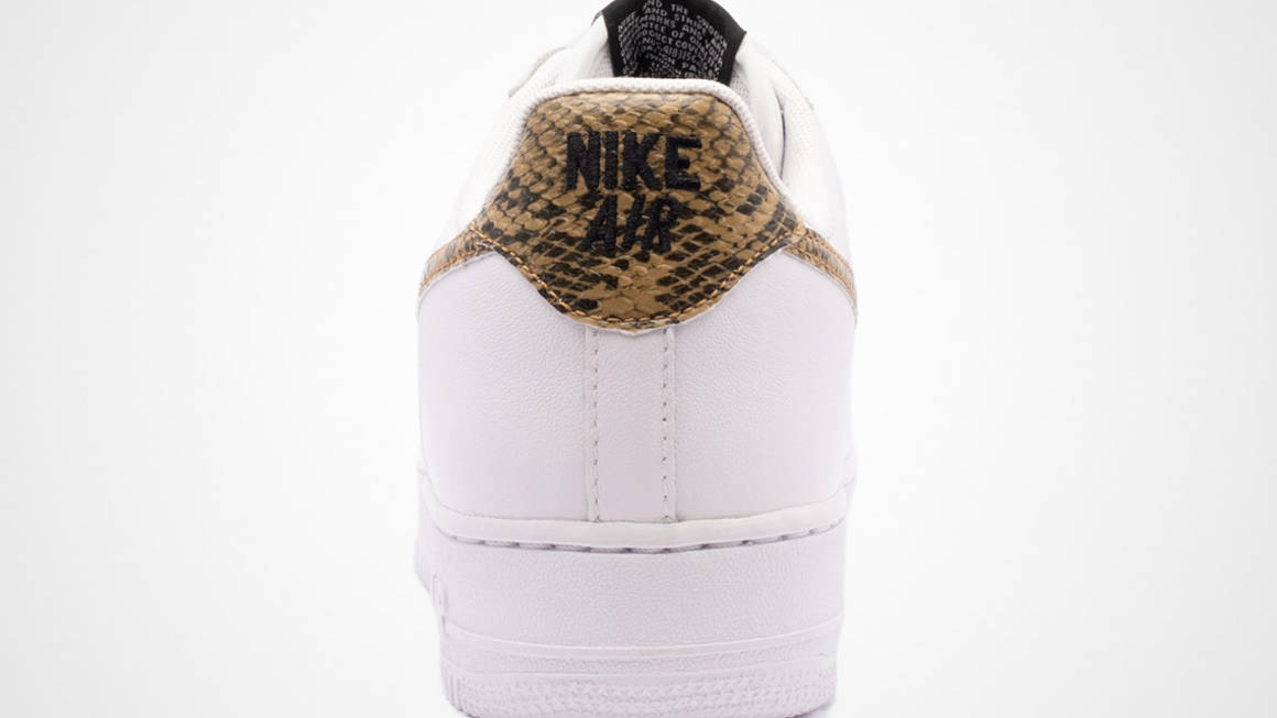 'Ivory Snake' Print Reworks The Nike Air Force 1 | The Sole Supplier