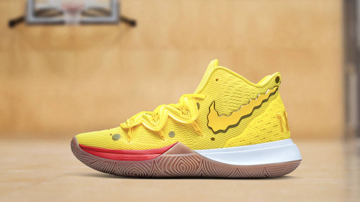 Go Back To Younger Years With This Spongebob Squarepants x Nike Kyrie 5 ...