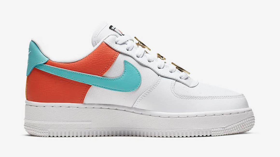 Basketball Lace Locks Decorate This Nike Air Force 1 | The Sole Supplier