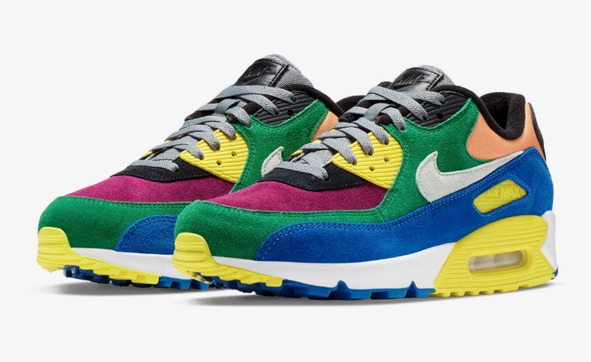 A Closer Look At The Colourful Nike Air Max 90 'Viotech'