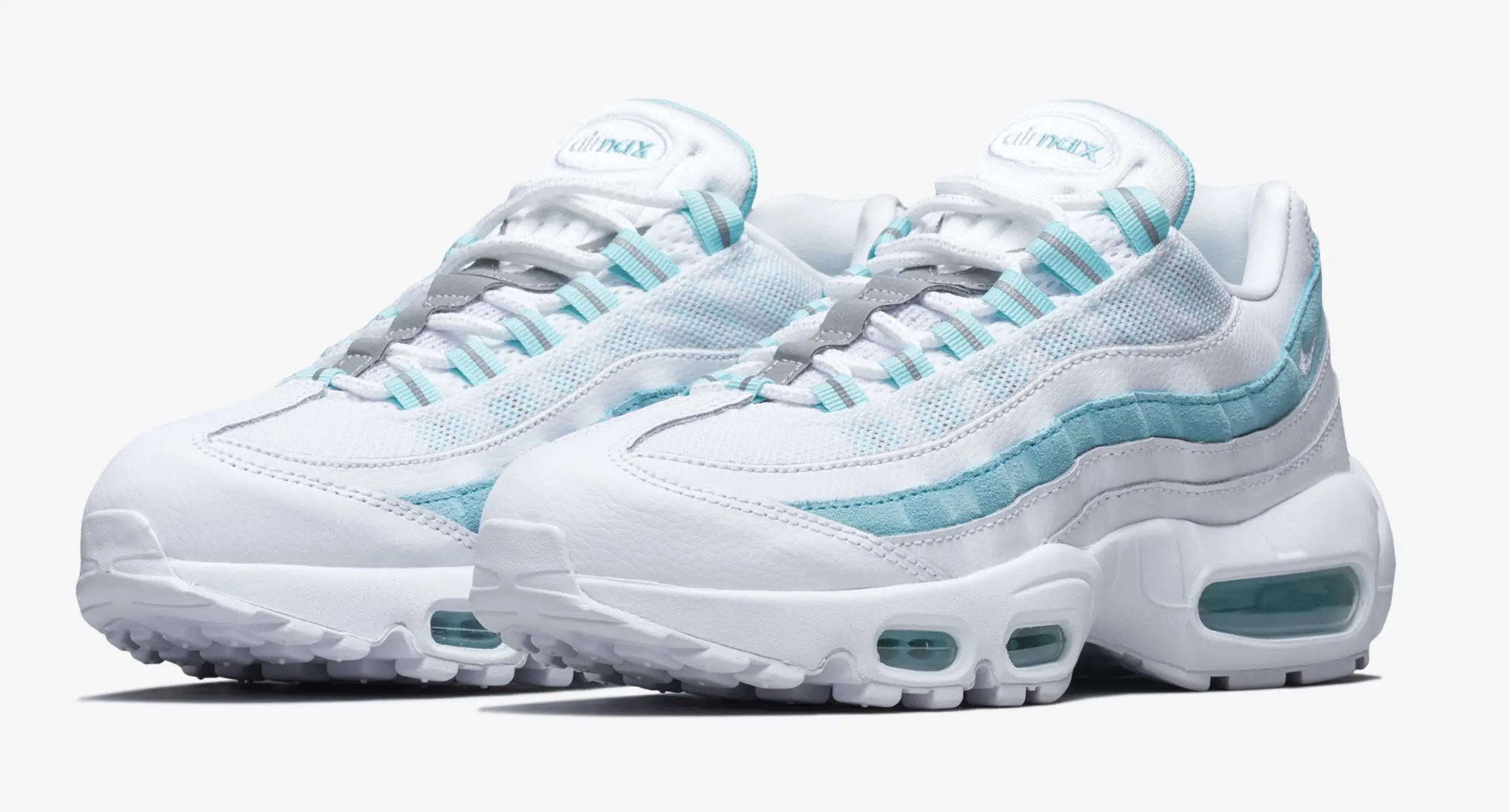 The Waves On This Nike Air Max 95 Look Like Actual Waves In 'Light Aqua ...