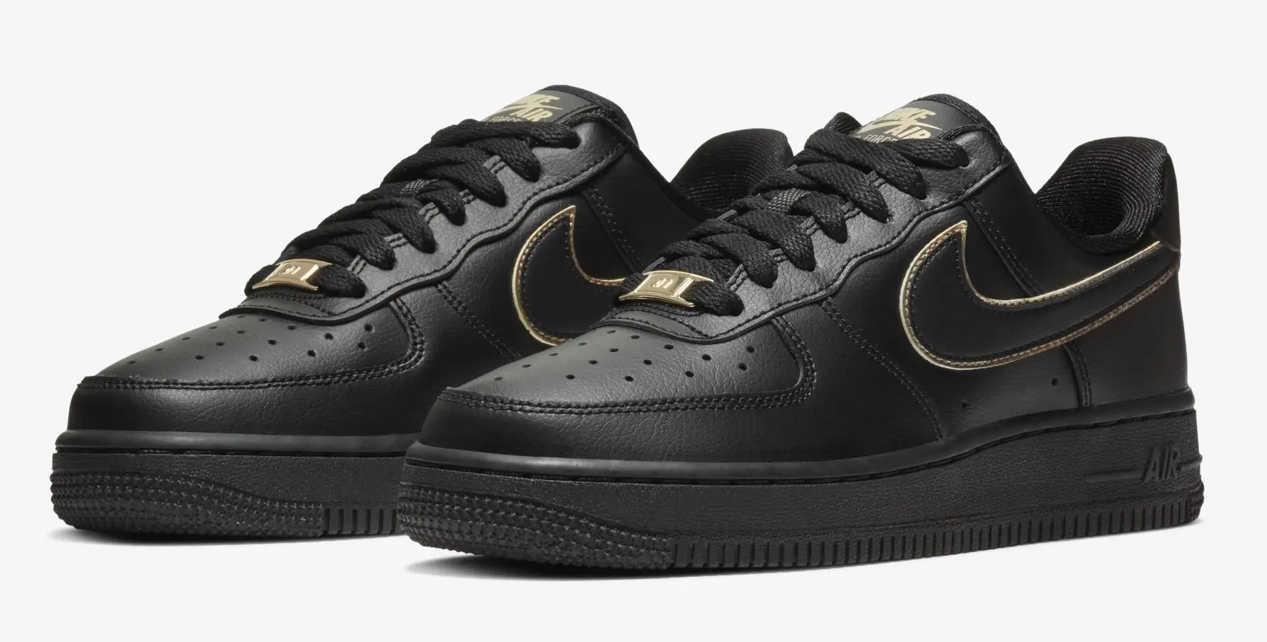 The Next Metallic Air Force 1 Gets Unveiled In Black And Gold | The ...