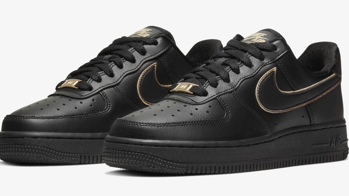 The Next Metallic Air Force 1 Gets Unveiled In Black And Gold | The ...
