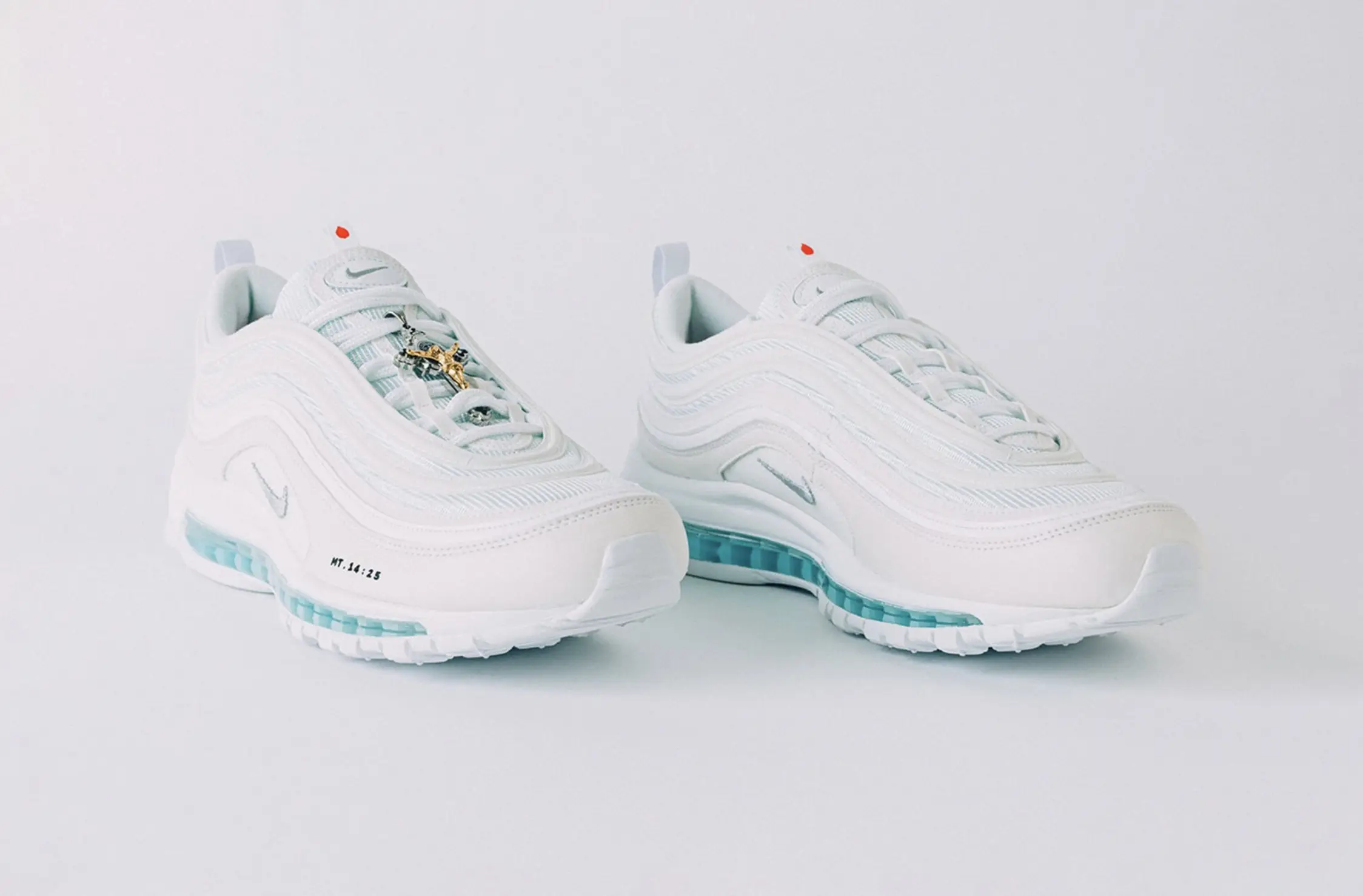 Walk On Water In The Biblical Nike Air Max 97 MSCHF x INRI Jesus Shoe ...