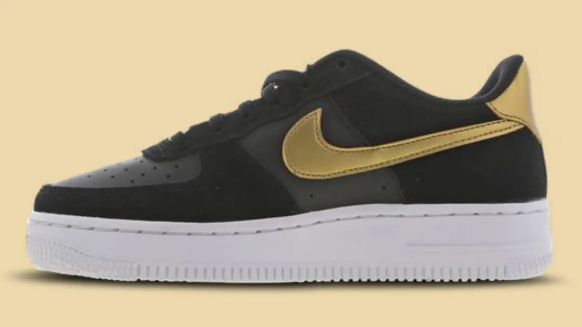This Air Force 1 Looks Luxury With Gleaming Gold Swooshes | The Sole ...