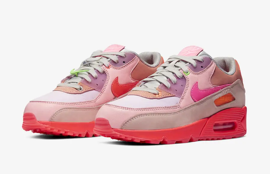Add A Pop Of Pink To Your Rotation With The Premium Air Max 90 | The ...