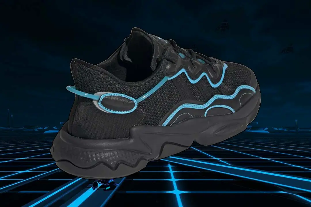 TRON Vibes Feature On The adidas Ozweego 'Bright Cyan' | The Sole Supplier