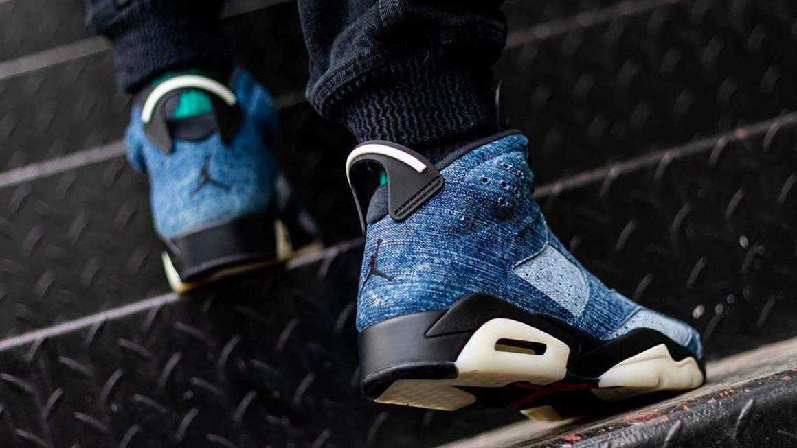 An On Foot Look At The Air Jordan 6 "Washed Denim" | The Sole Supplier