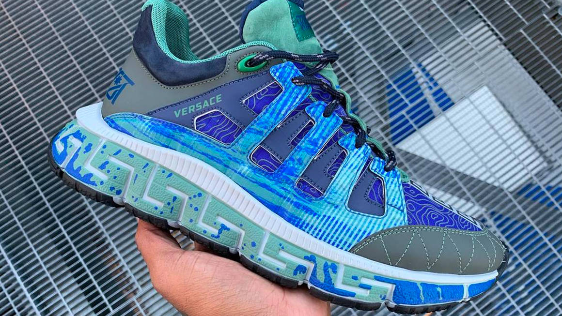 Get A First Look At The New Versace TriGreca Silhouette | The Sole Supplier