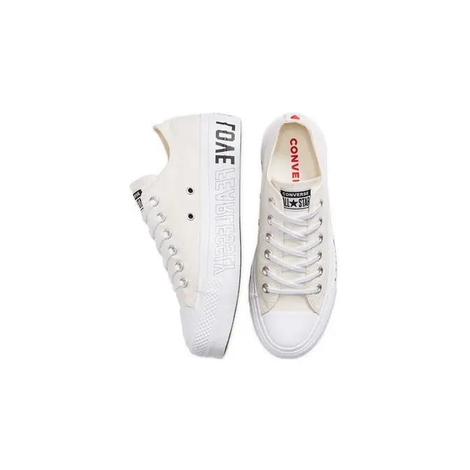 Love Fearlessly x Converse Chuck Taylor All Star Platform White | Where ...