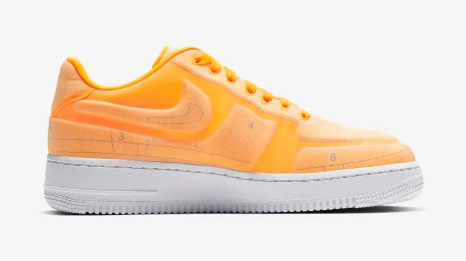 The Nike Air Force 1 Schematic Looks Popping In 'Laser Orange' | The ...