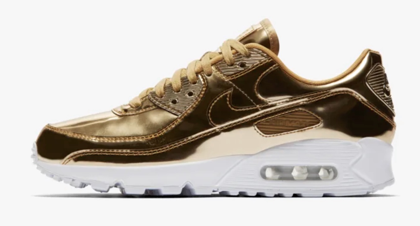 A Trio Of Metallic Air Max 90's Are Set To Drop
