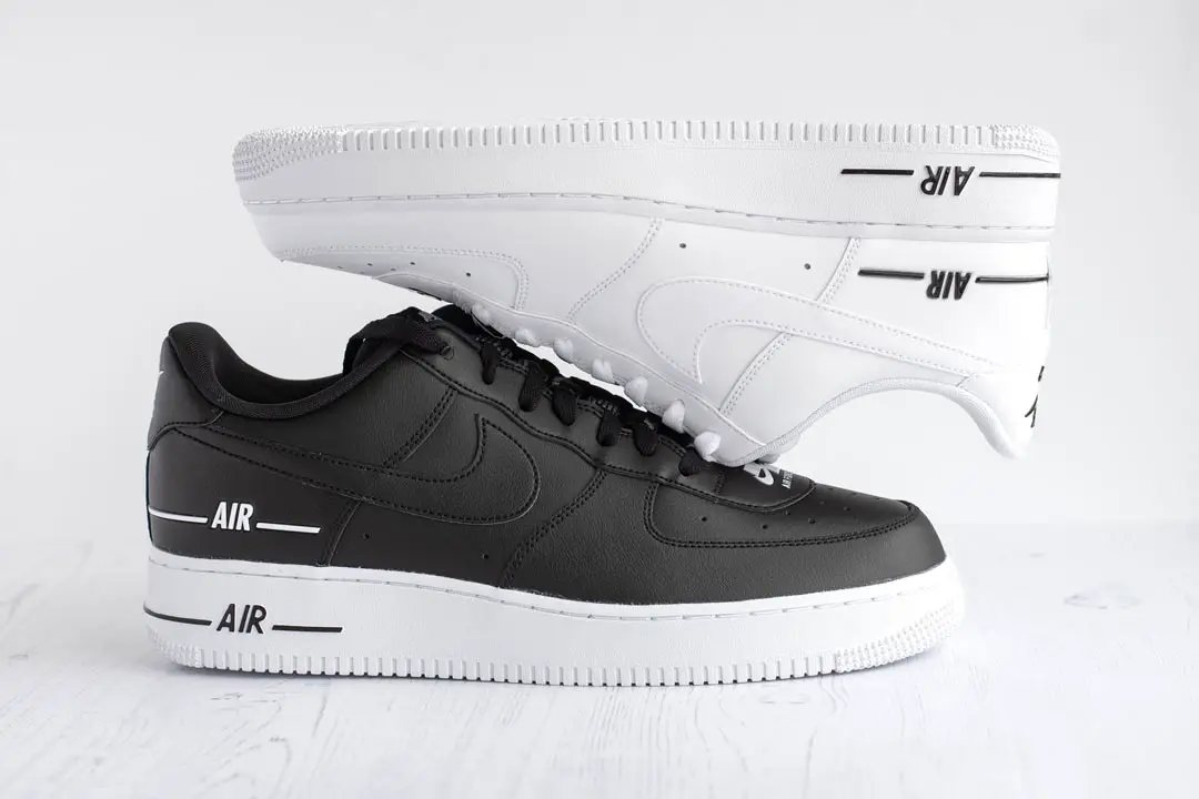 The Nike Air Force 1 Double Air Pack "Black" & "White" Are Twice as ...