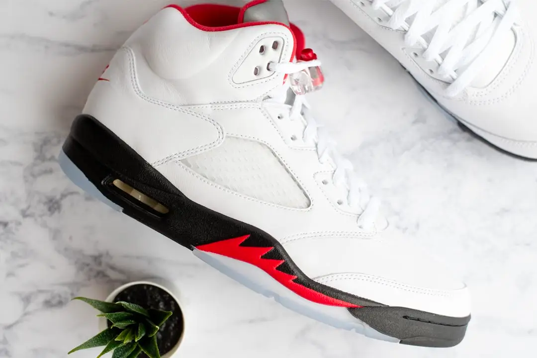 An Exclusive Look at the Air Jordan 5 "Fire Red 2020" | The Sole Supplier