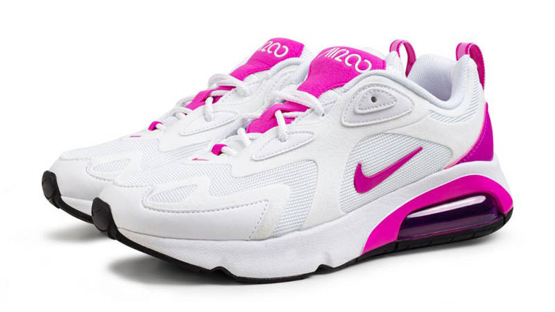 Nike Air Max 200 White Fire Pink | Where To Buy | CJ0629-104