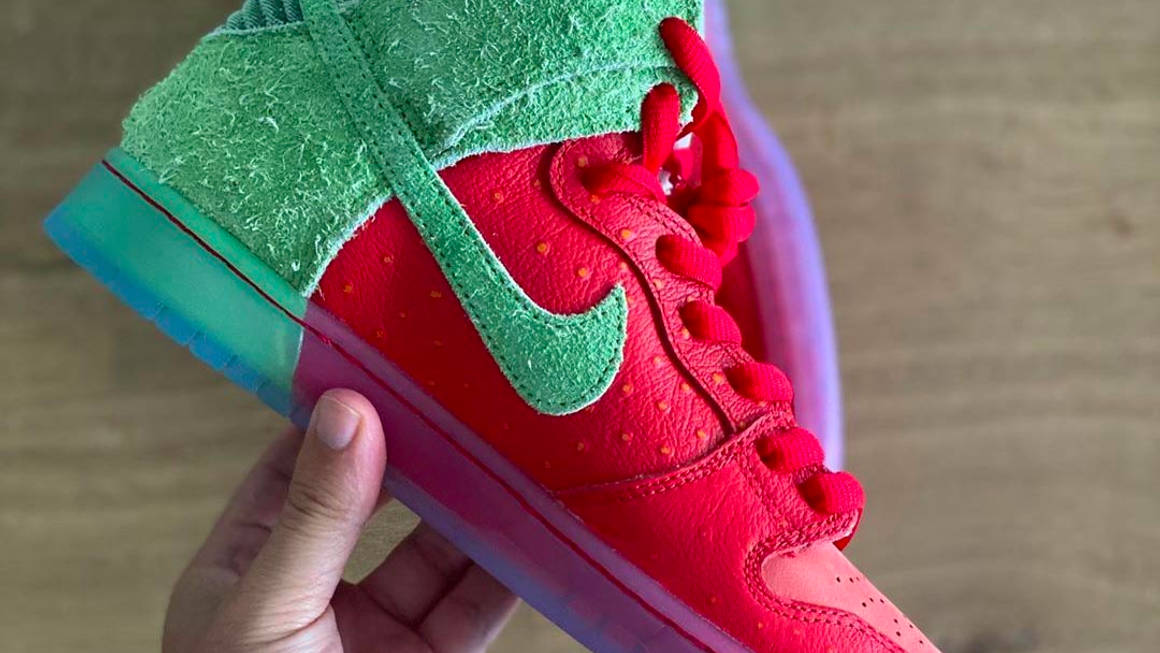A Closer Look at the Nike SB Dunk High "Strawberry Cough" | The Sole ...