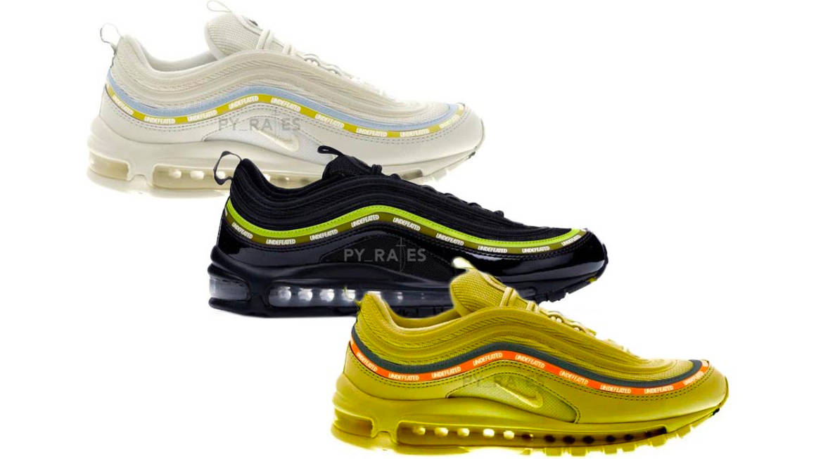 The UNDEFEATED x Nike Air Max 97 is Returning in Three Colourways | The ...