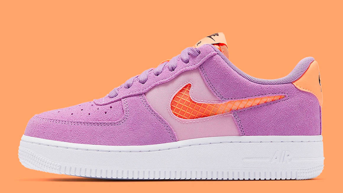 The Cut-Out Swoosh Nike Air Force 1 “Violet Star” Gives A Lesson In ...