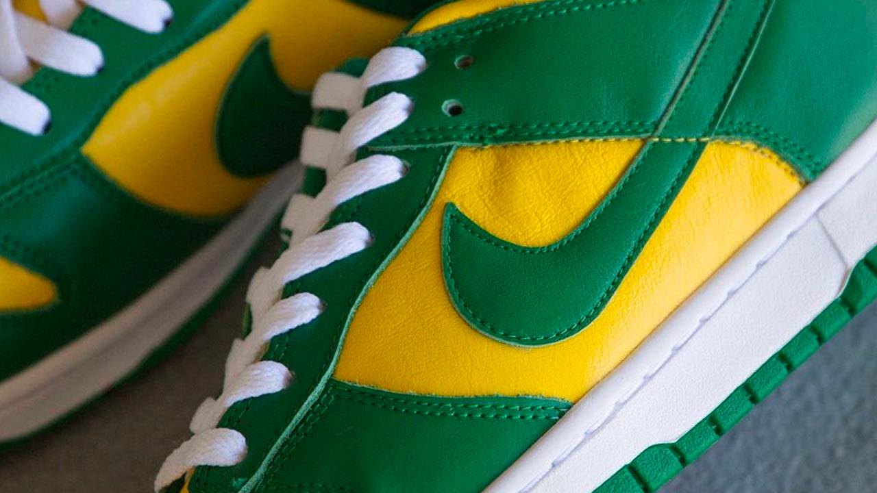 The Nike Dunk Low SP "Brazil" From 2000 is Returning Later This Month