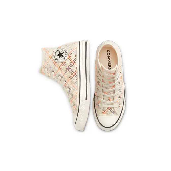 Converse Boho Crochet Chuck Taylor All Star High Top Egret | Where To ...