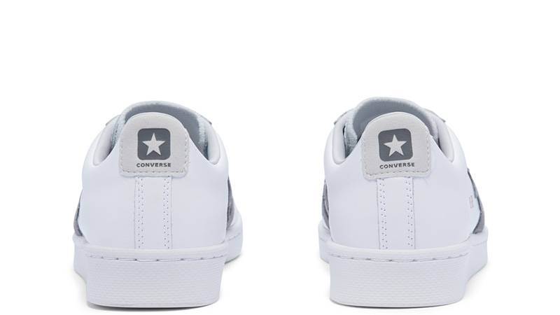 Converse Pro Leather Double Logo Low Top White Photon Dust | Where To ...