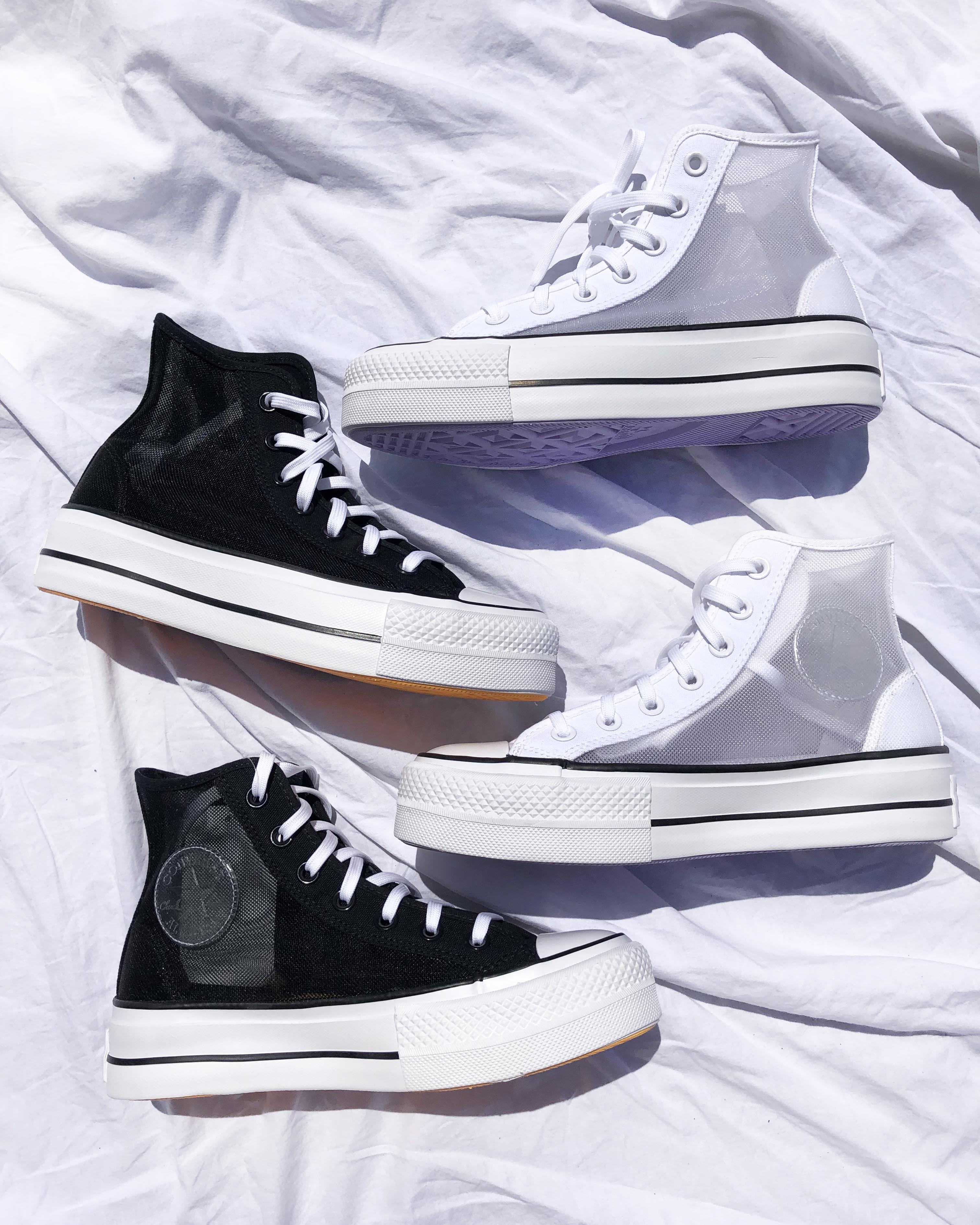 We Have Fallen For These Two 'Summer Mesh' Platform Chuck Taylor High ...