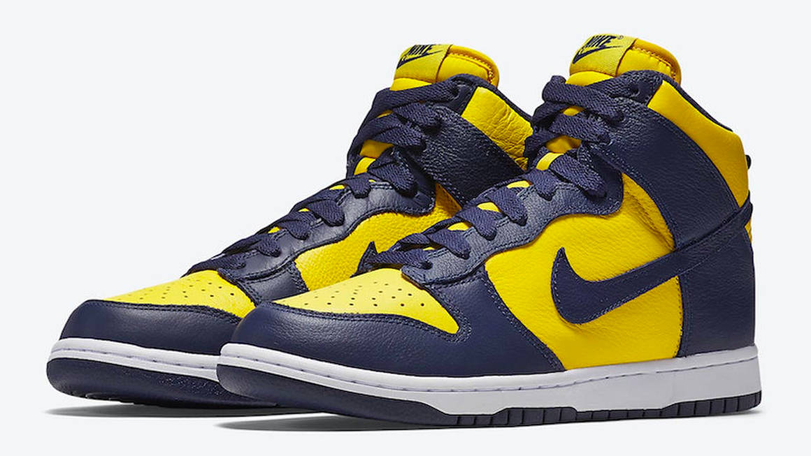 The Nike Dunk High "Michigan" is Returning Later This Year | The Sole ...