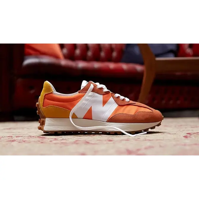 New Balance 327 Orange White | Where To Buy | MS327CLA | The Sole Supplier