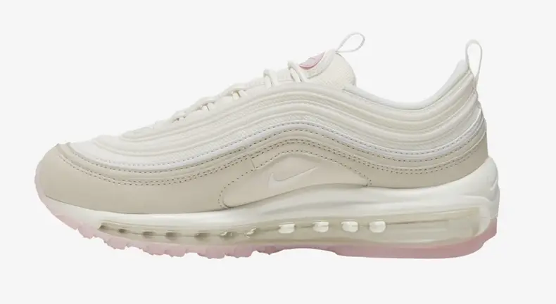 Touches Of Pink Brighten Up This Neutral Air Max 97 | The Sole Supplier